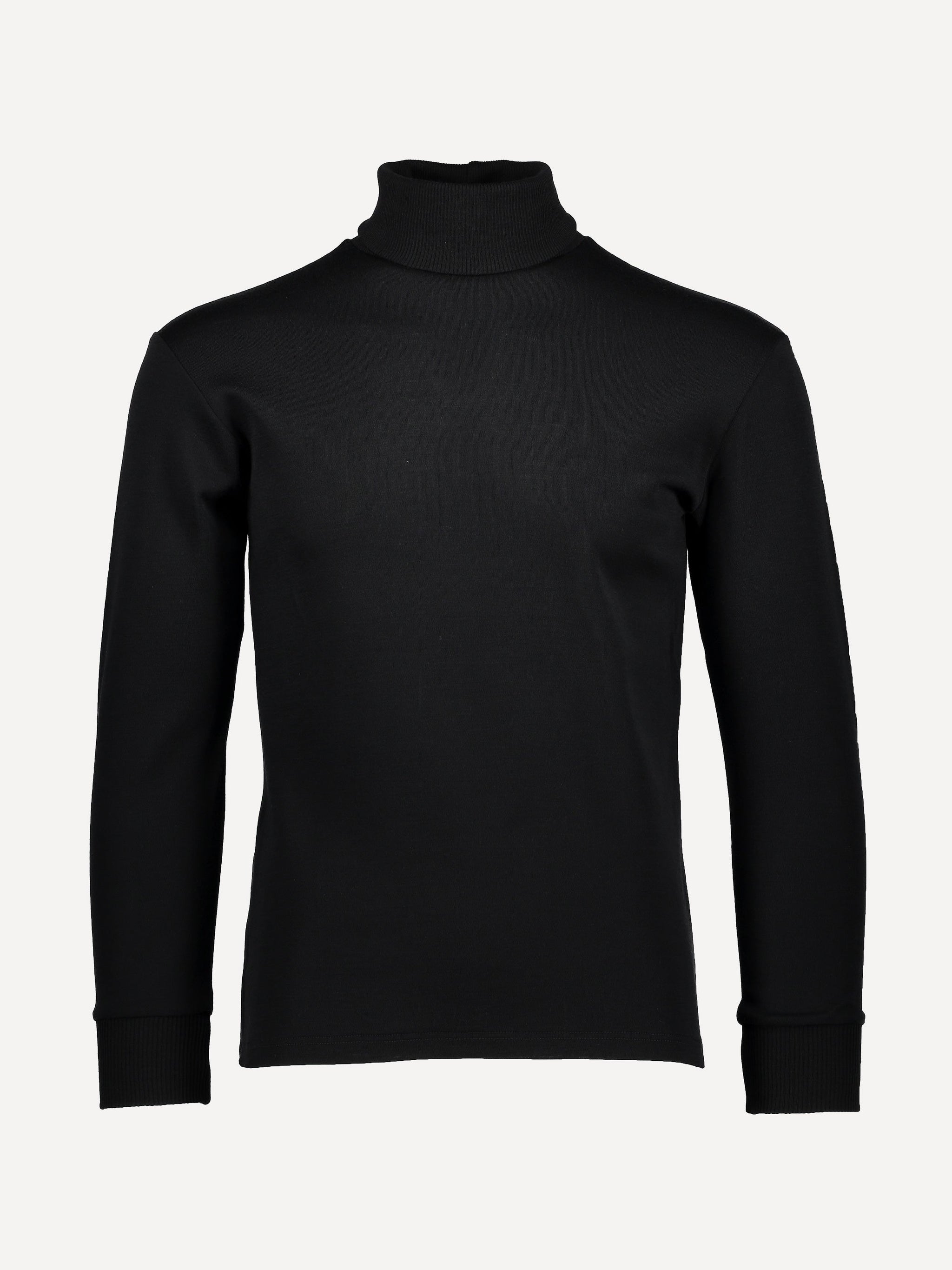 Poolopaita merinovillaa, unisex, musta – Ruskovilla