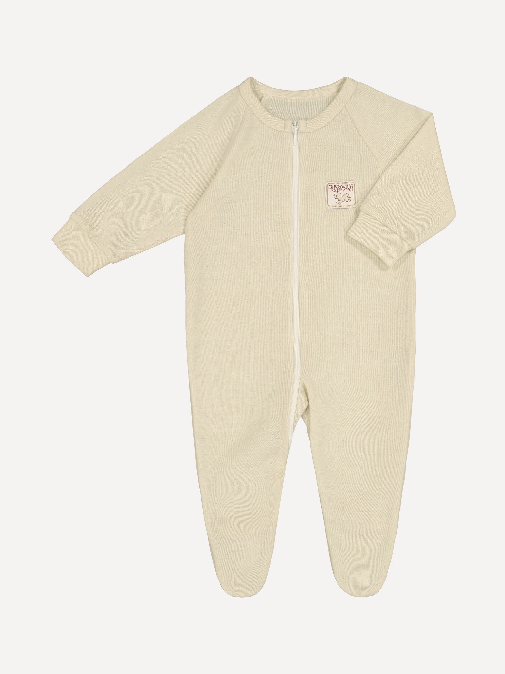 Baby overalls merino wool, white – Ruskovilla