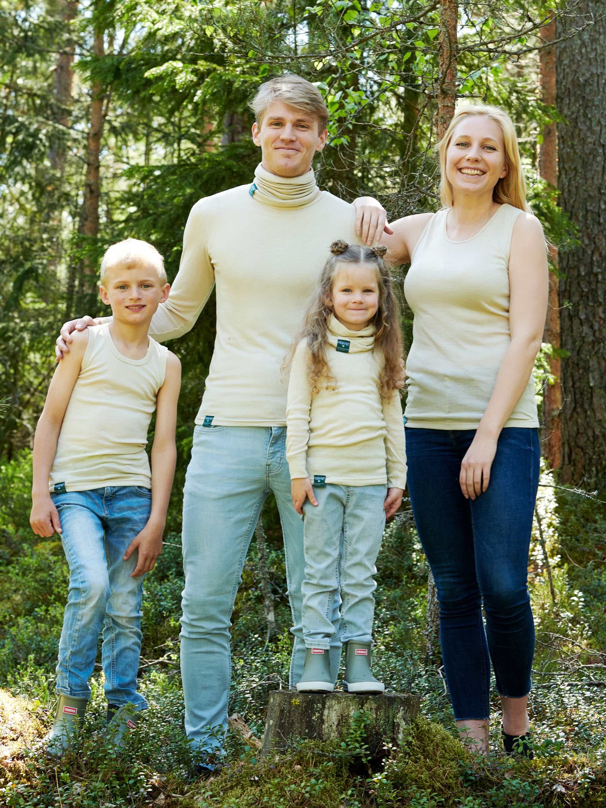 Metsä: Adults' sleeveless undershirt, silk wool – Ruskovilla